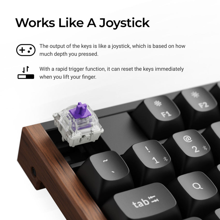 Keychron K10 HE Wireless Magnetic Switch Custom Keyboard – Keychron ...