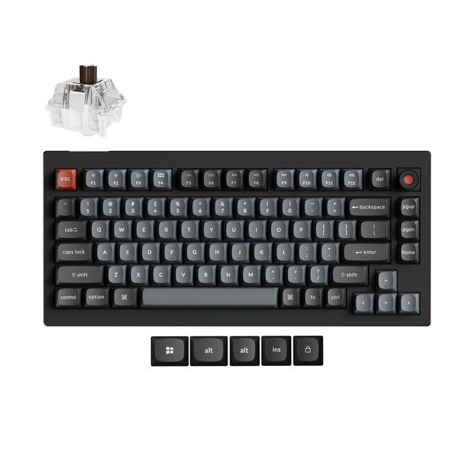 Keychron V1 8K QMK Wired Custom Mechanical Keyboard – Keychron Australia