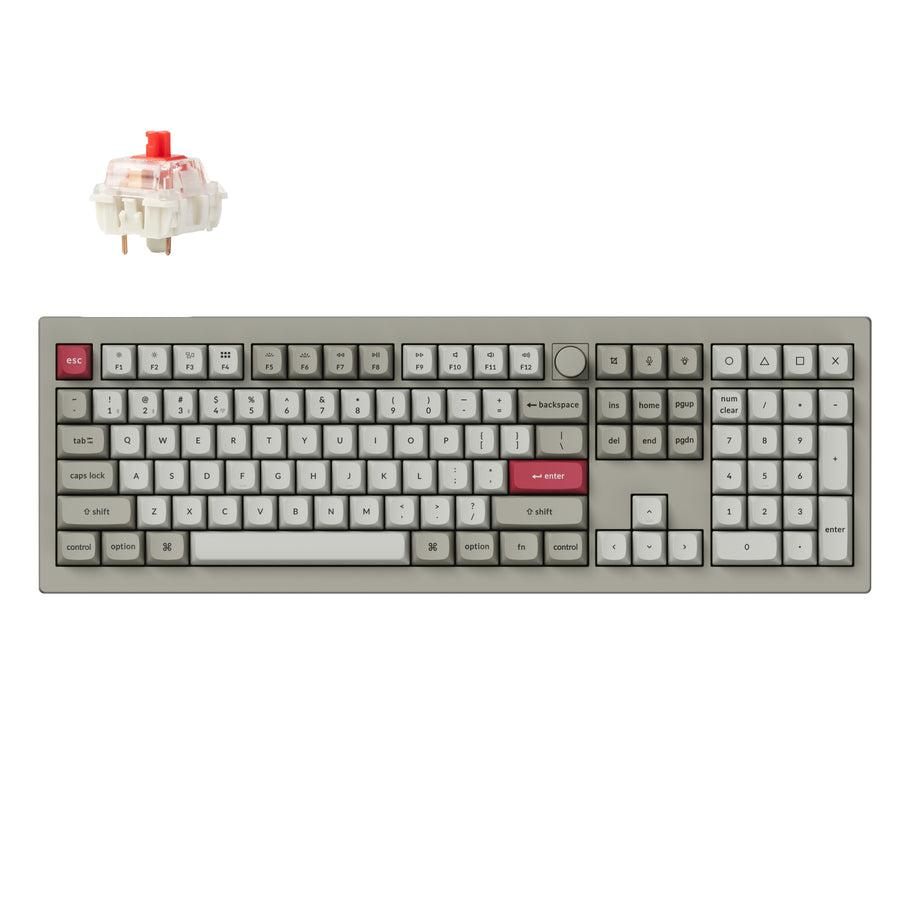 Keychron V6 Max QMK/VIA Wireless Custom Mechanical Keyboard – Keychron ...